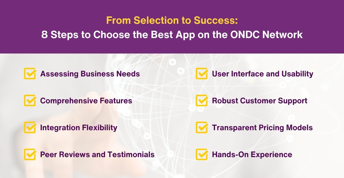 Choosing the Best ONDC Network App: 8-Step Guide for Your Business